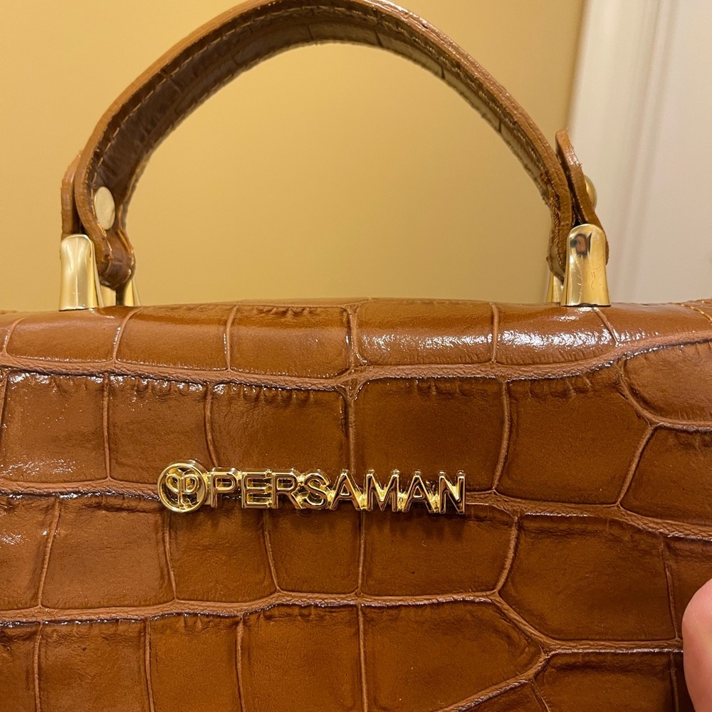 Persaman New York Made In Italy Irene Bag Croco Embos… - Gem